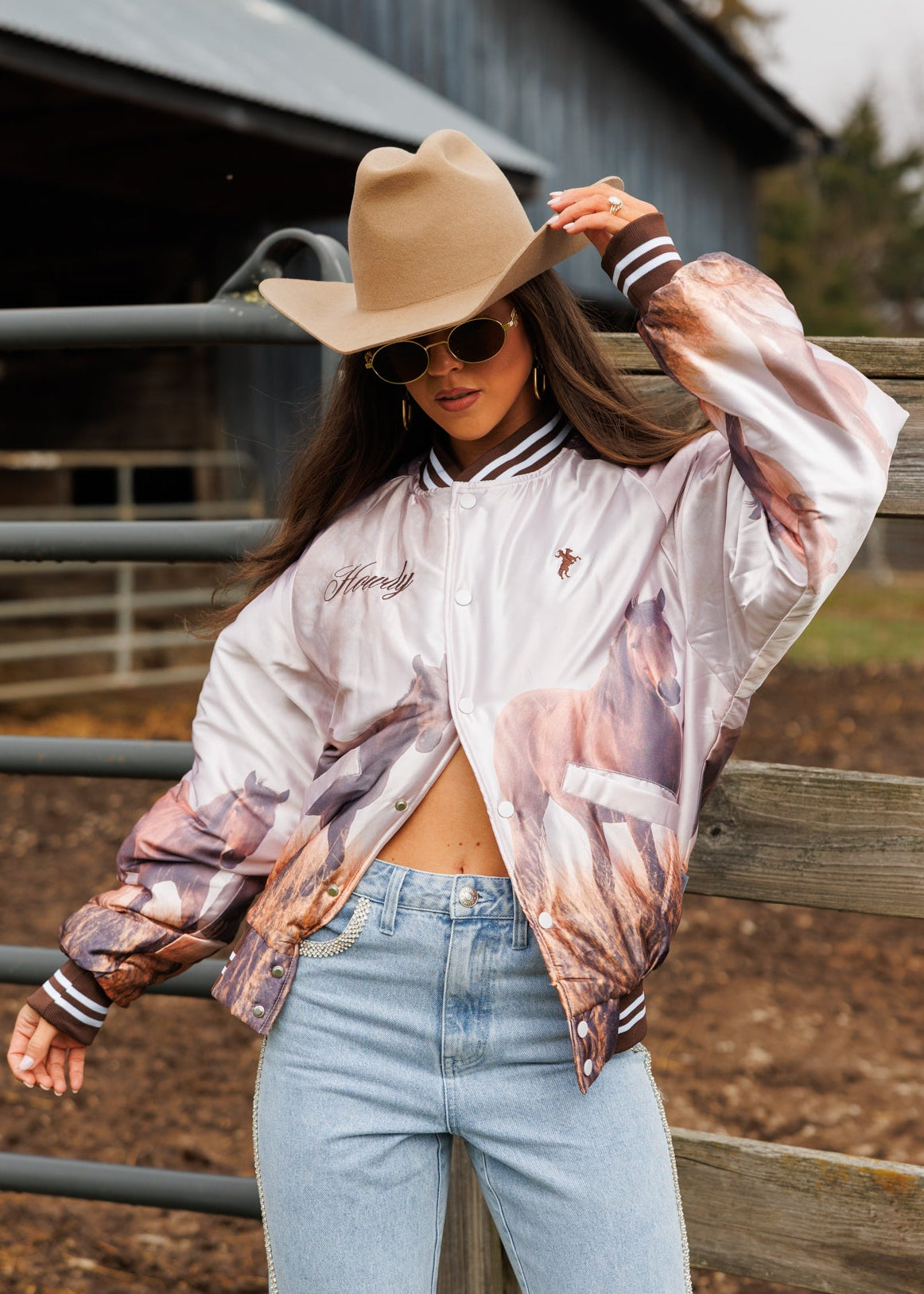 Ranch Life SMU Stadium Jacket – Glitzy Bella