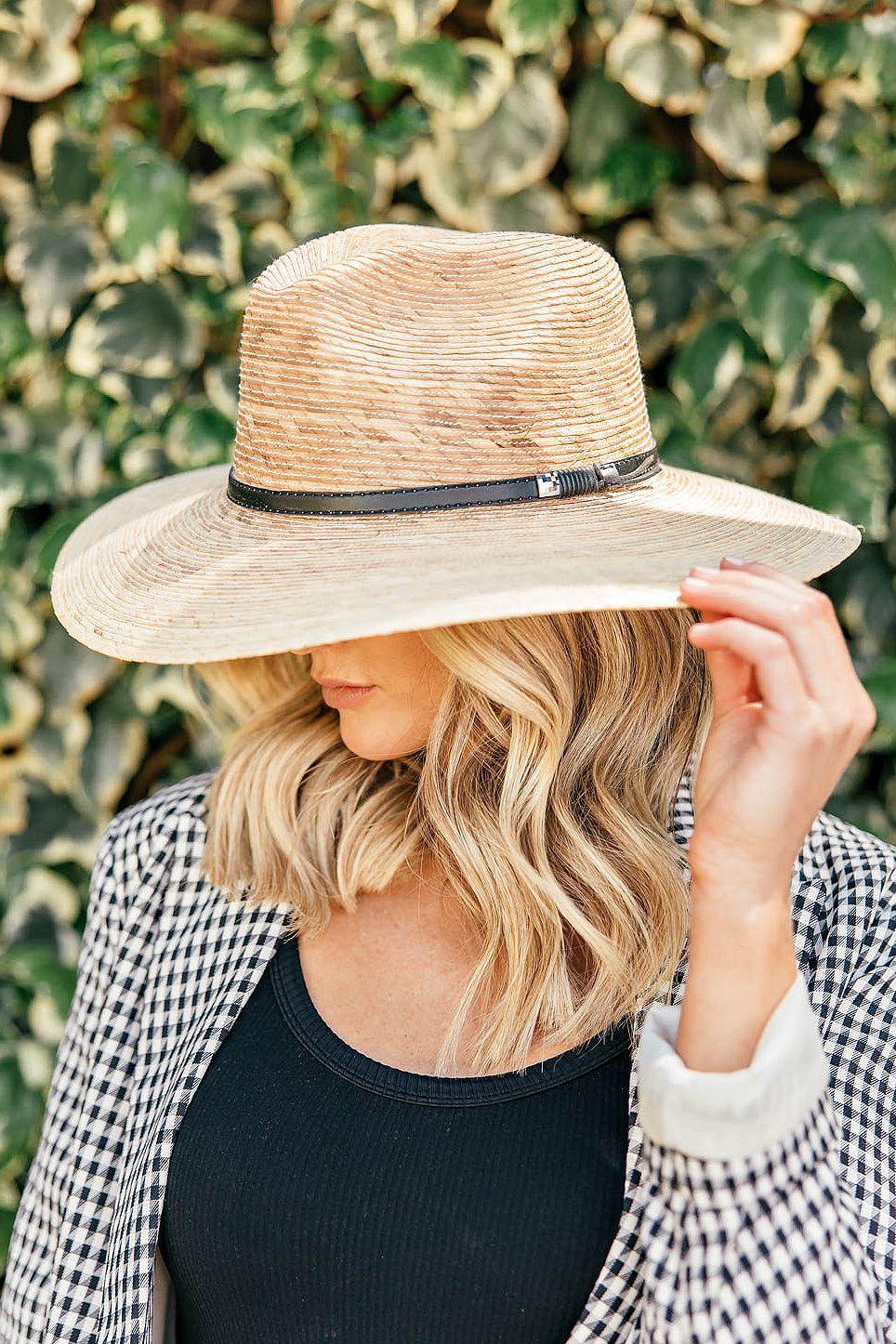The Reef Pressed Palm Straw Hat – Glitzy Bella