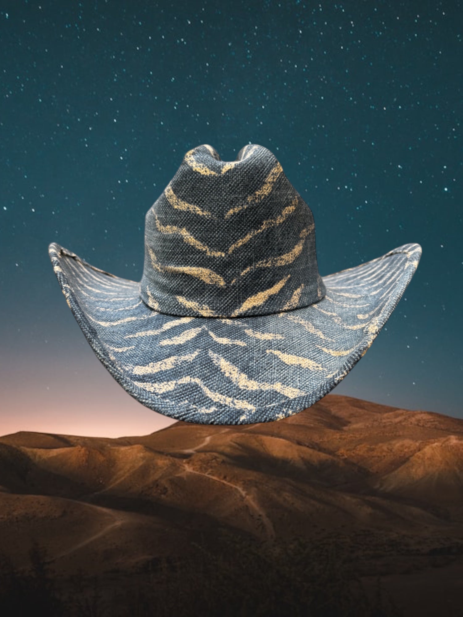 NEW!! Steel Sunrise Cowboy Hat – Glitzy Bella